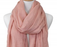 Bianca Pink Muslin Scarf - Accessories, scarves, bags available online