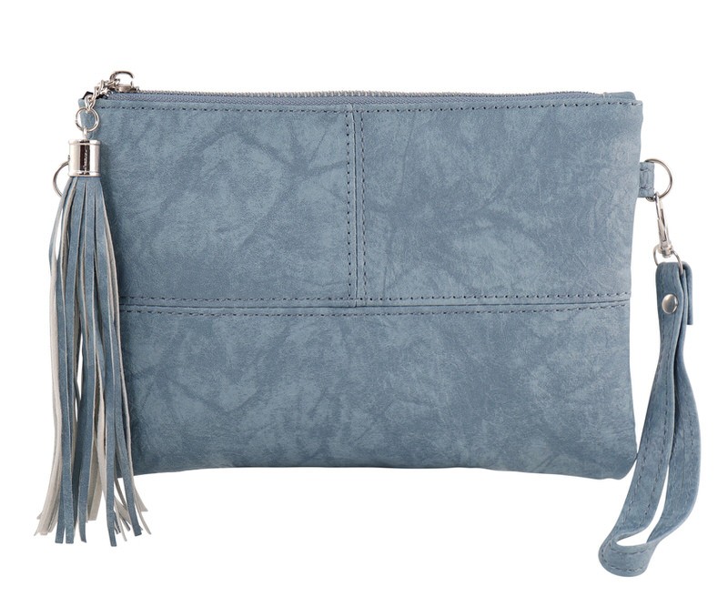 Marbella Denim Blue Clutch / Crossbody Bag - Shop by colour