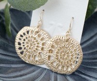 Pascal Gold Sun Disc Earrings