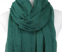 Fitzroy Emerald Green Muslin Scarf