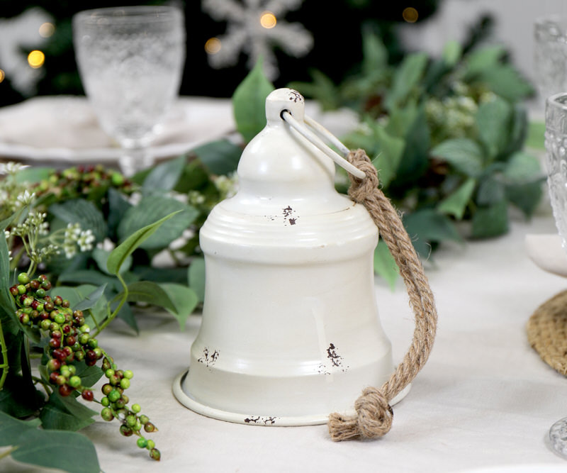Small Maidstone White Vintage Bell - Shop by colour