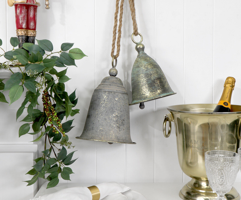 Large Broughton Vintage Bell - Christmas decorations Online - Beautiful ...