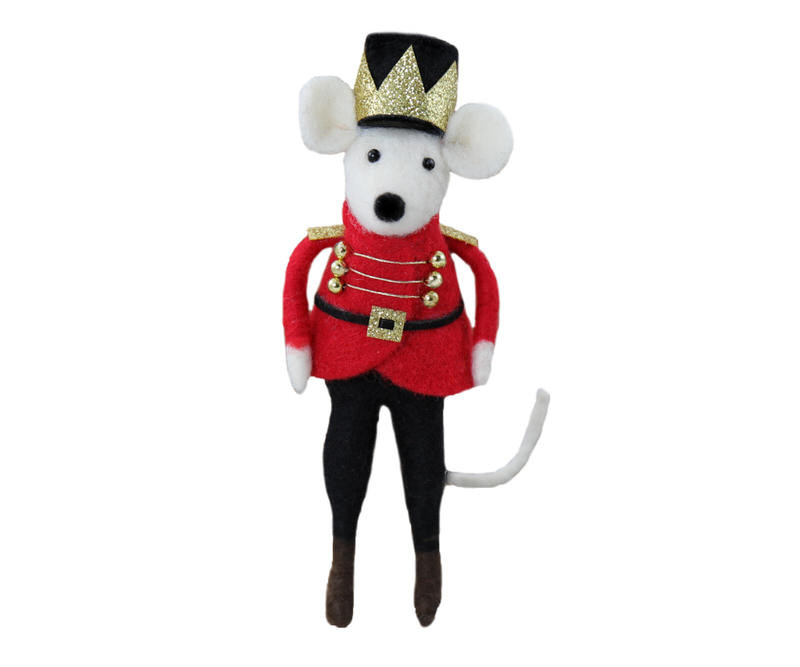 Prince George Felt Mouse Tree Decoration - Christmas decorations Online ...