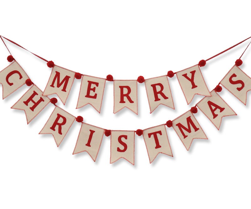 Merry Christmas Bunting Garland