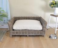 Cane Dog Bed Large with Cushion
