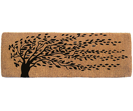 Long doormats for patio or French doors