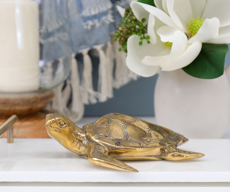 Gold Sea Turtle - Large
