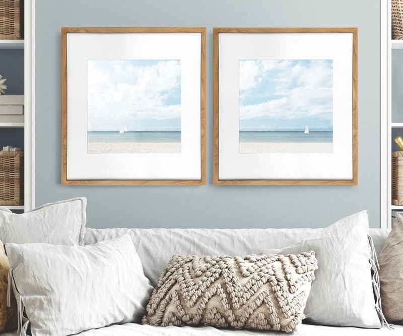 Pacific Shores II Coastal Wall Art Print