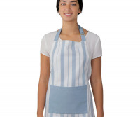 Breton Stripe Apron - Powder Blue - Shop by colour