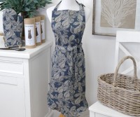 Slate Blue Wild Fig Apron