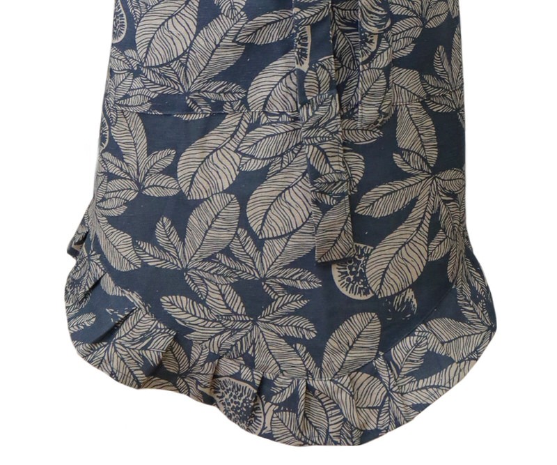 Slate Blue Wild Fig Apron