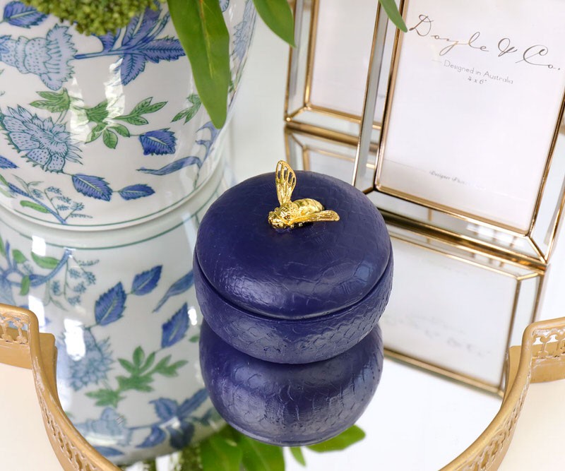 Pentland Gold Bee Box - Indigo Blue