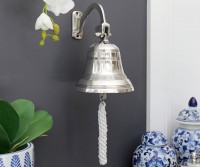 Stamford Silver Wall Bell - Large