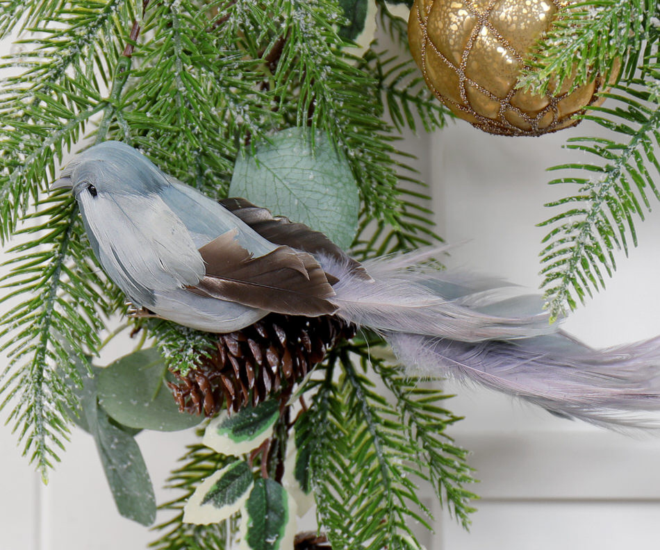 Divine Blue Bird Christmas Tree Decoration - Christmas decorations ...