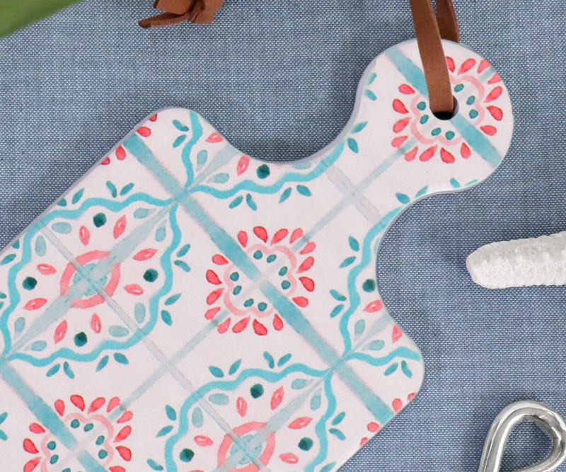 Victoria Tile Pattern Serving Trivet