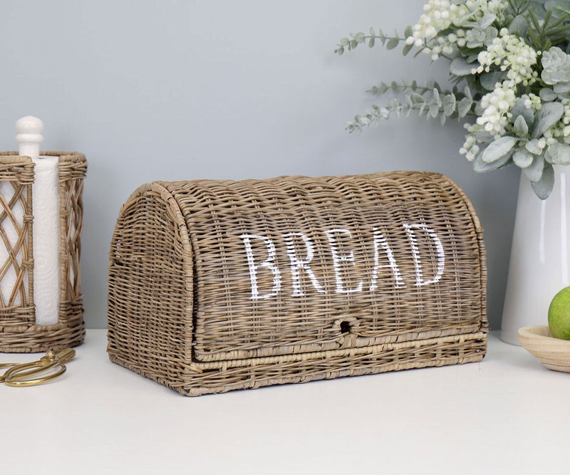 Milton Rattan Bread Basket - Small