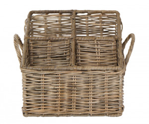 Breton Rattan Cutlery Caddy