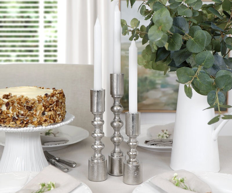 Montpellier Silver Candlestick - Tall