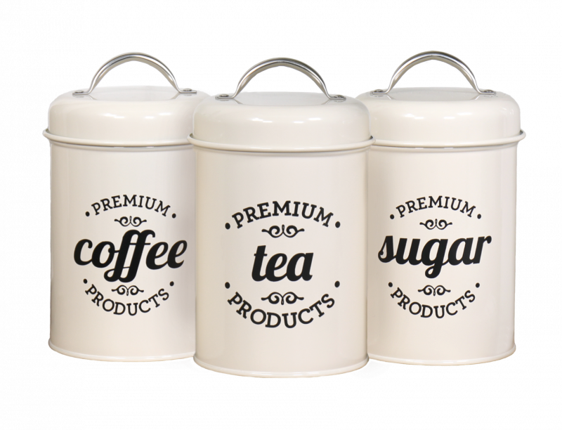 Thornton Cream Set 3 Storage Canisters