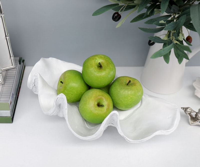 Pearl Bay White Clam Shell Decor - 40cm