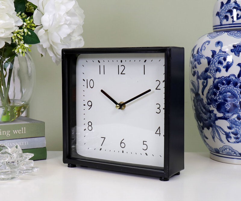 Mantel clocks, desk clocks, alarm clocks and wall clocks