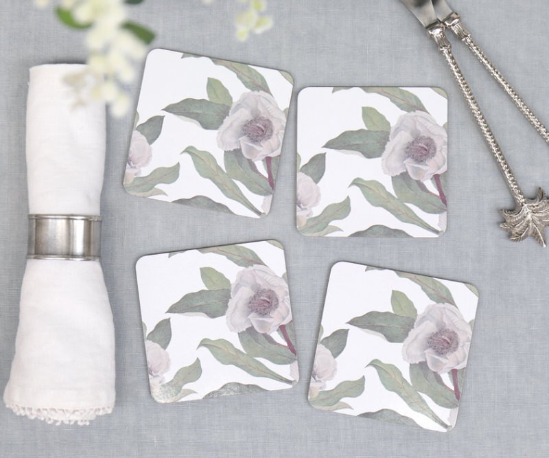 Slate Coasters Round - Set of 4 - Home Decor Online - New Arrivals