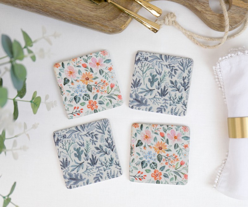 Paradiso Blue Birds Coasters Set of 4