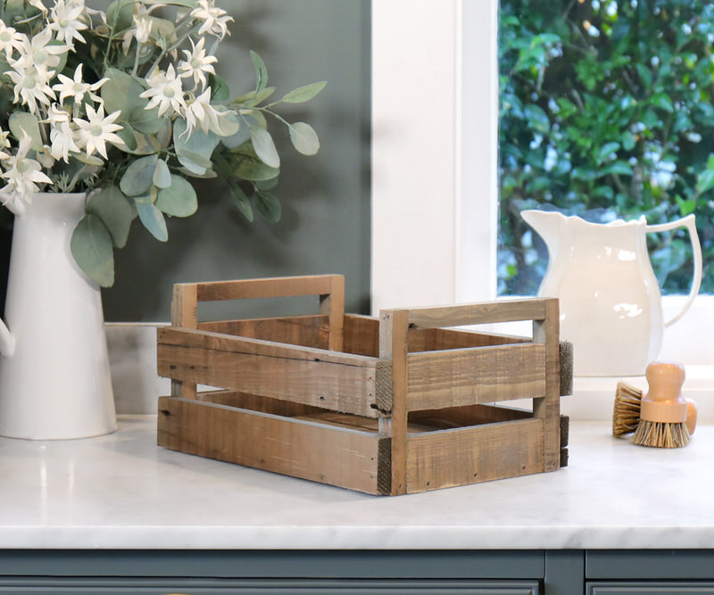 Medium Farmhouse Wooden Crate - Home accessories and homewares - Home ...