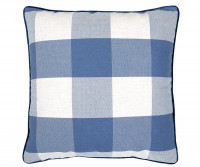 Ashbourne Blue Check Cushion