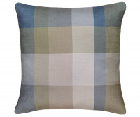 Strathmore Check Blue & Green Cushion - Shop by colour