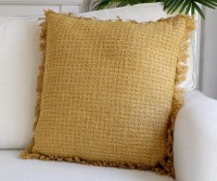 Hoxton Yellow Waffle Cushion