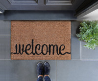 'Welcome' Script Doormat - Regular