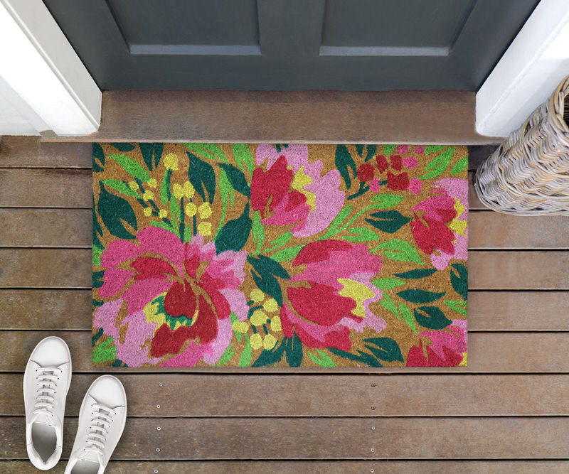 Camille Floral Doormat 75x45cm - Shop by colour