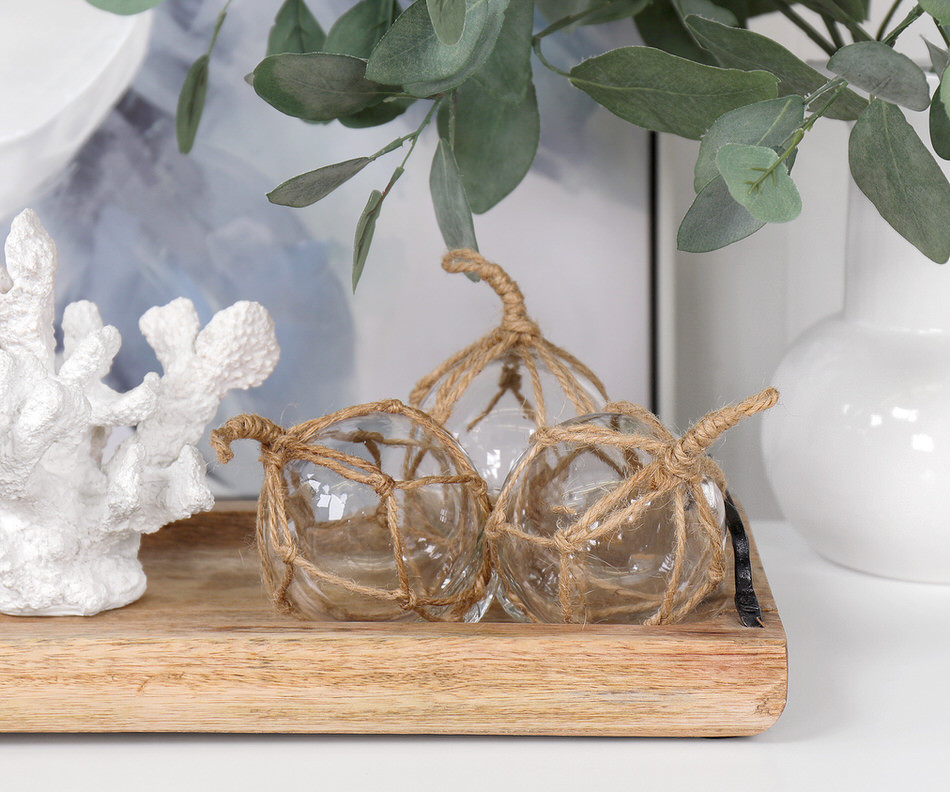 Medium Set 3 Seven Seas Fishing Floats - Beautiful home decor at French ...