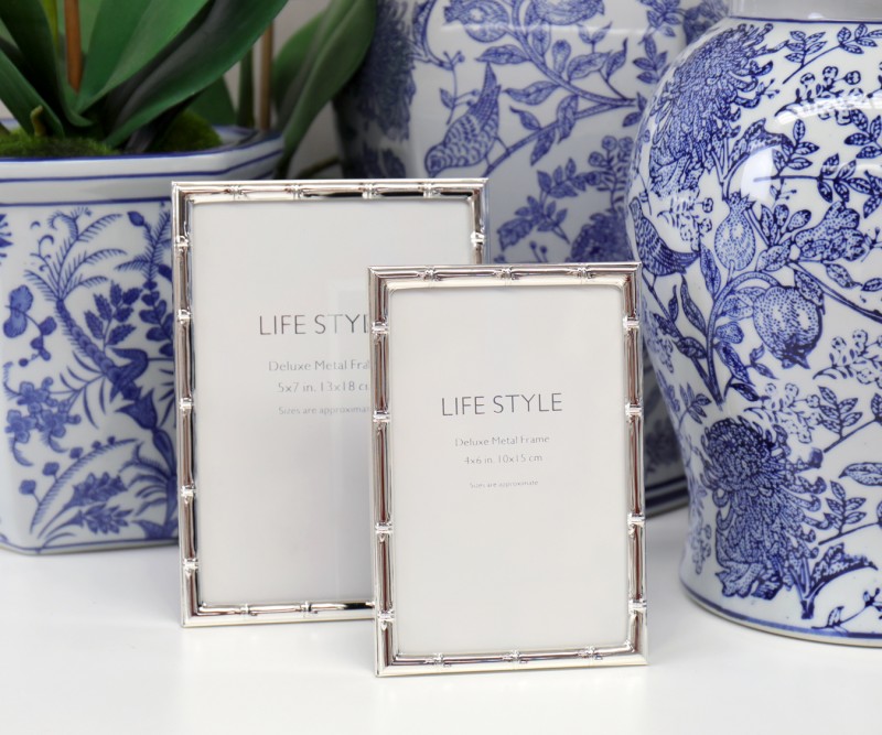 Adele Silver Bamboo Frame - 4x6