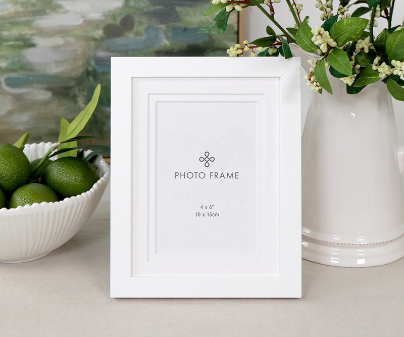 White Gallery Photo Frame - 4x6"