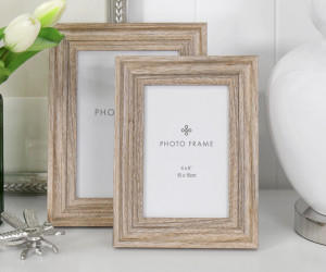 Sandhurst Natural Wood Photo Frame 4x6"
