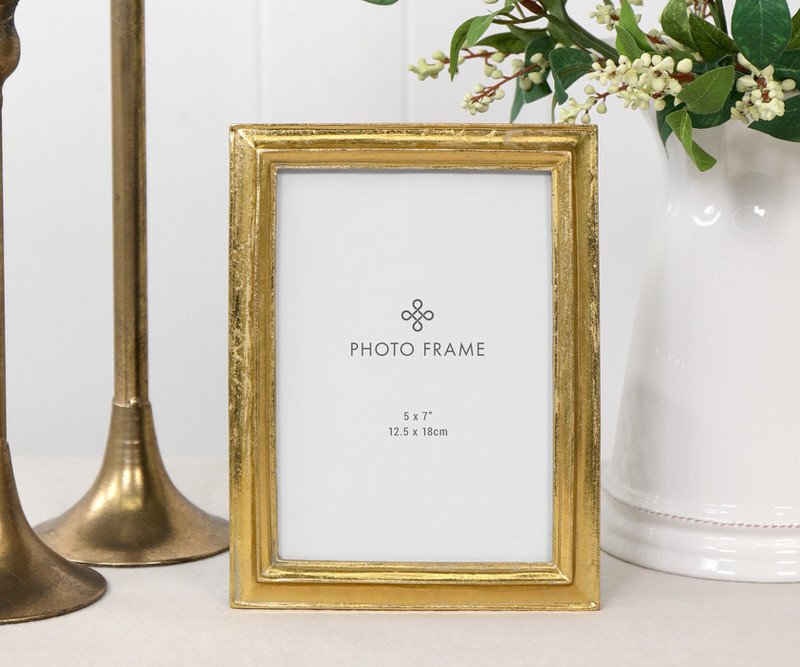 Hepburn Bevelled Gold Photo Frame - 5x7" - Home accessories and ...