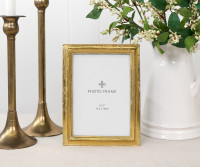 Hepburn Bevelled Gold Photo Frame - 4x6"