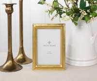 Hepburn Bevelled Gold Photo Frame - 4x6"