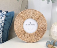 Felipe Round Abaca Twine Frame - Cheap home decor and homewares online
