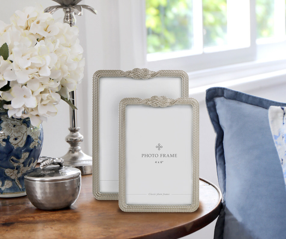 Love Knot Silver Photo Frame 5x7" - Home accessories and homewares ...