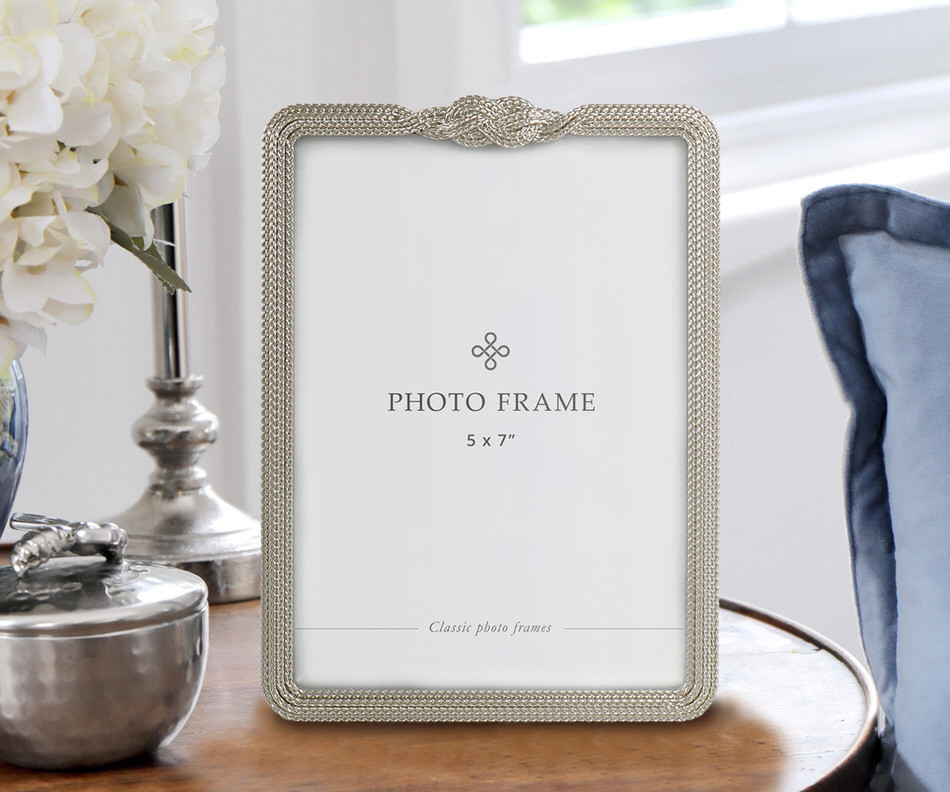 Love Knot Silver Photo Frame 5x7" - Shop by colour