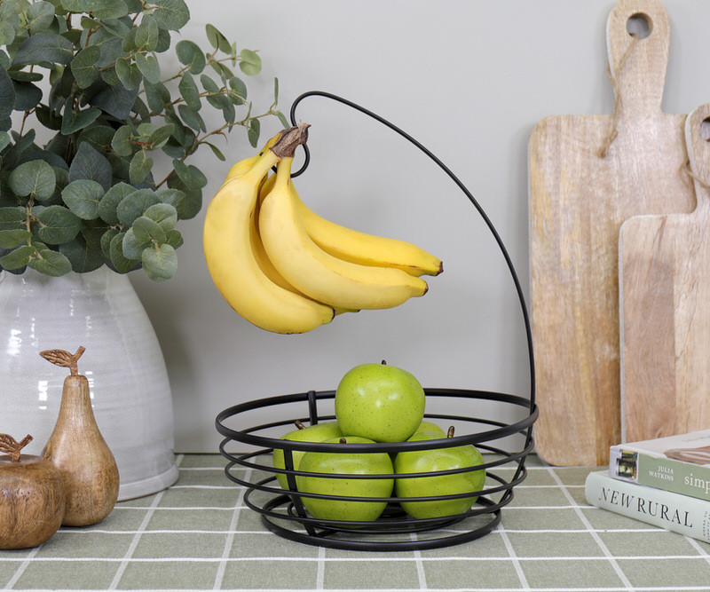 Milford Black Wire Fruit Basket