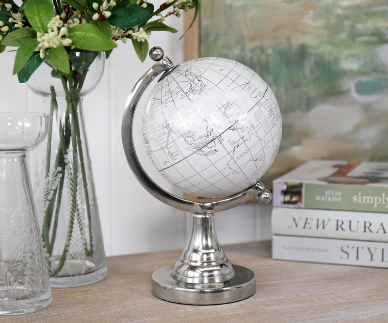 Greenwich Silver & White Globe - Shop by colour