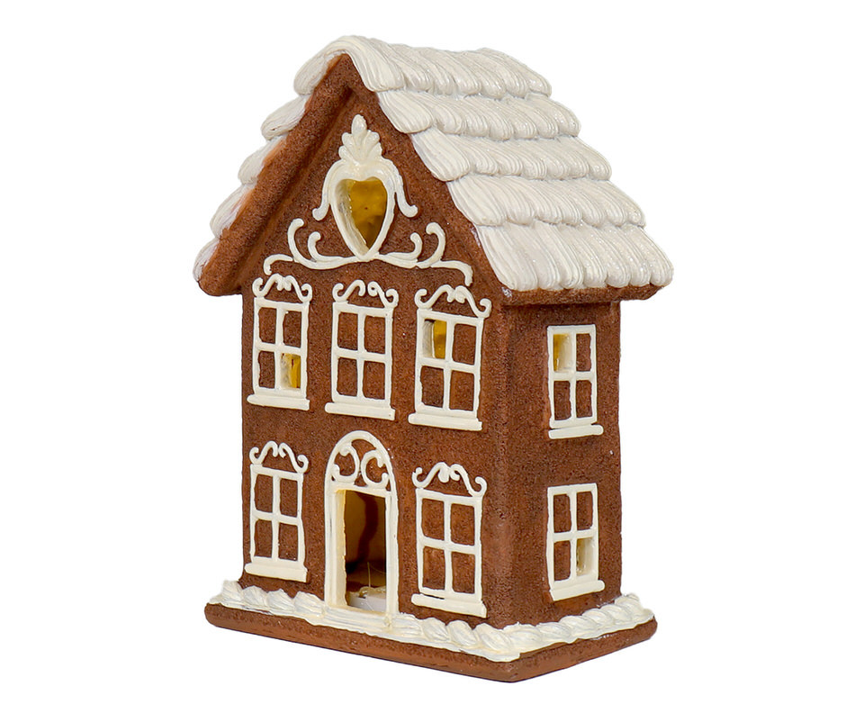 Large LED Snow Forest Gingerbread House - Shop by colour