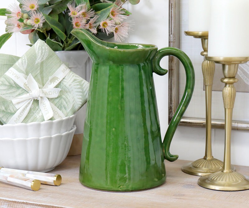 Large Provence Jug - Green