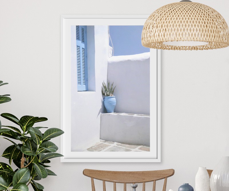 Greek Island Dream Framed Print