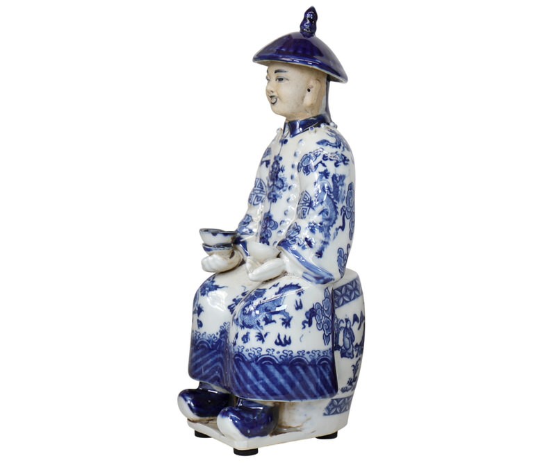 Dynasty Porcelain Seated Man III