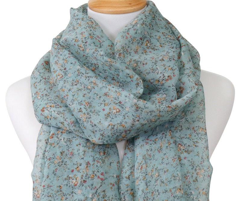 Spring Meadow Scarf - Aqua Green - Gift ideas for that special person ...